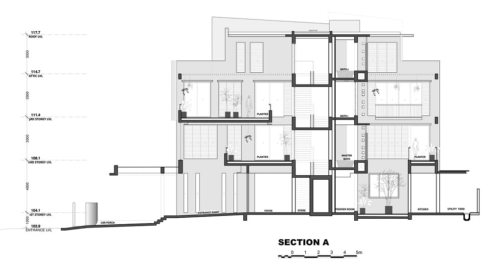 Semi-detached house 22 Jalan Kembangan design by Timurdesigns in Singapore