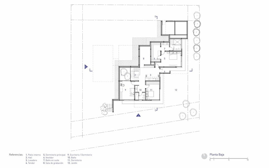 Morphology of the form follows function in DC House by ARarquitectos